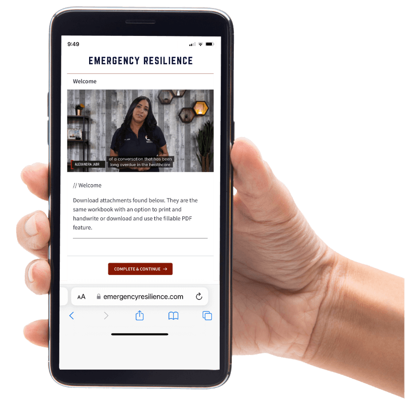CE Courses - Emergency Resilience